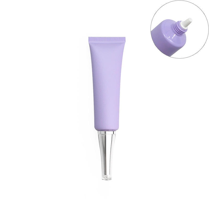 Matte Purple Skin Care Cosmetic PE Soft Tube Packaging